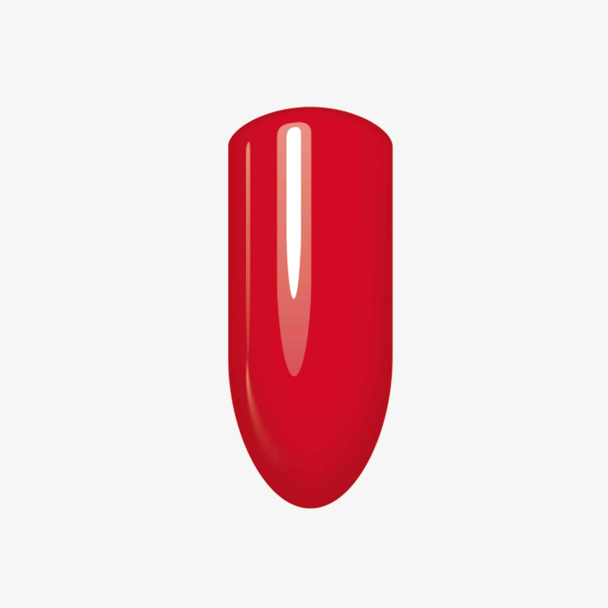 UV Soak Off Gel Polish 10 ml - Ruby Red - LCN UK